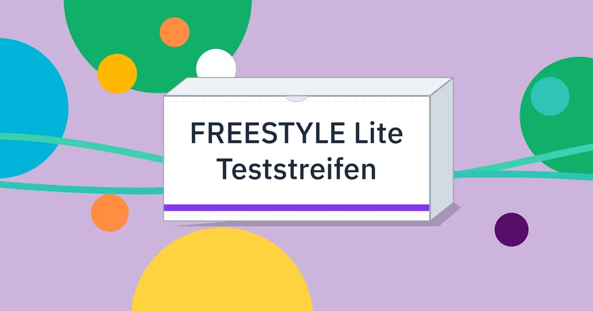 Symbolbild: Packung mit der Aufschrift FREESTYLE Lite Teststreifen (PZN 19096273) – Verfügbarkeit und Bezug in Apotheken in Frankfurt am Main