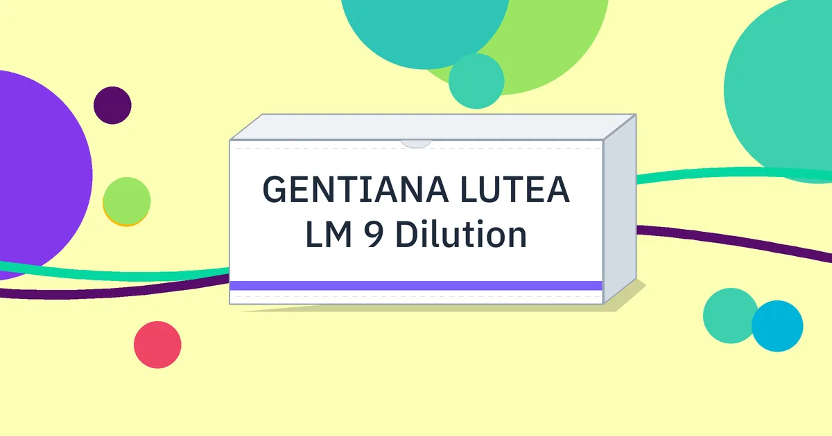 Symbolbild: Packung mit der Aufschrift GENTIANA LUTEA LM 9 Dilution (PZN 12876186) – Verfügbarkeit und Bezug in Apotheken in Frankfurt am Main