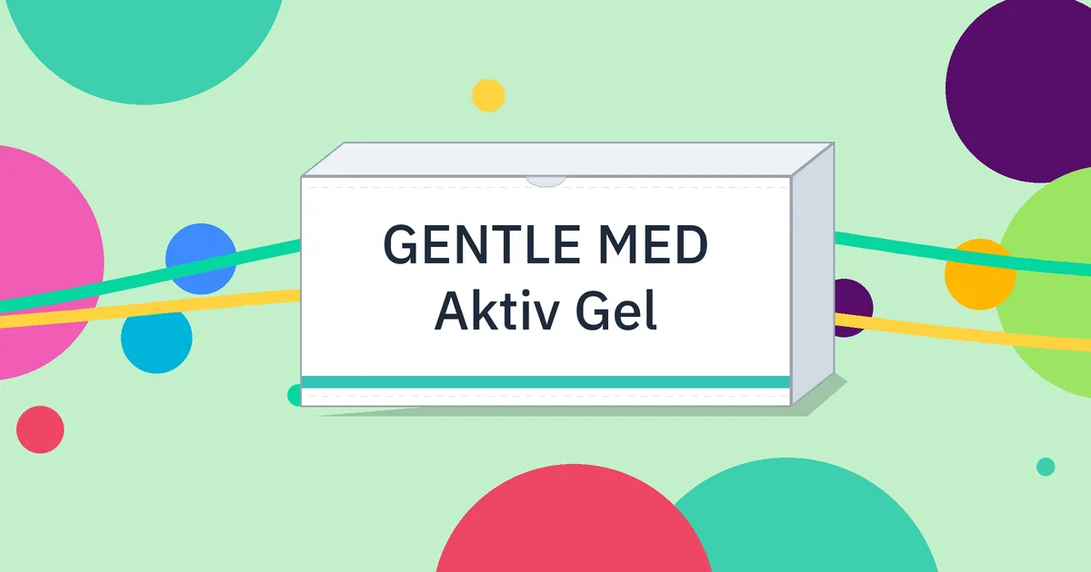 Symbolbild: Packung mit der Aufschrift GENTLE MED Aktiv Gel (PZN 11169788) – Verfügbarkeit und Bezug in Apotheken in Frankfurt am Main