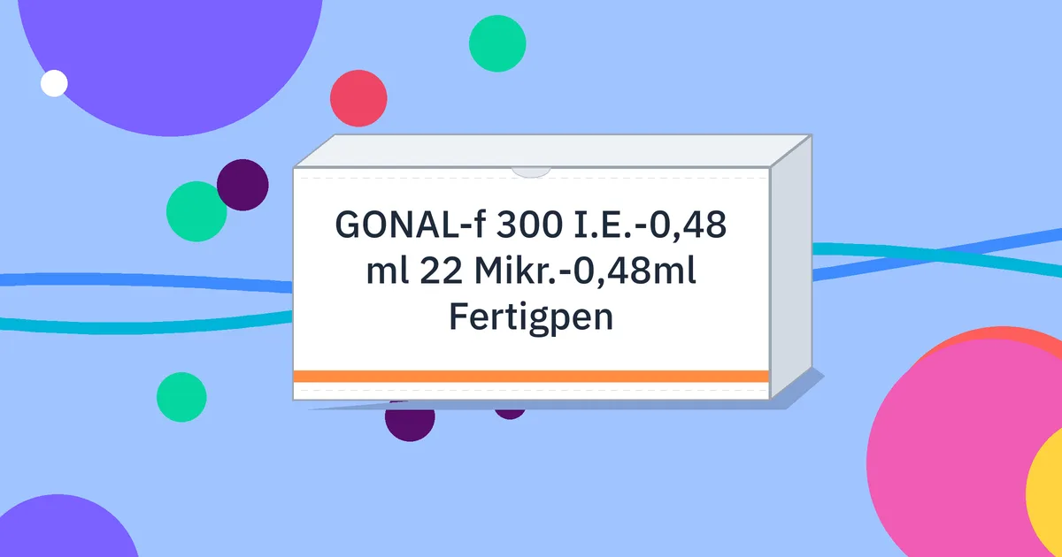 Symbolbild: Packung mit der Aufschrift GONAL-f 300 I.E.-0,48 ml 22 Mikr.-0,48ml Fertigpen (PZN 19628706) – Verfügbarkeit und Bezug in Apotheken in Frankfurt am Main