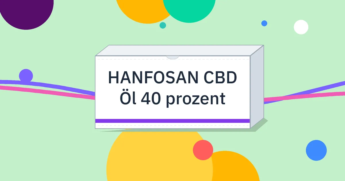 Symbolbild: Packung mit der Aufschrift HANFOSAN CBD Öl 40 prozent (PZN 17848533) – Verfügbarkeit und Bezug in Apotheken in Frankfurt am Main