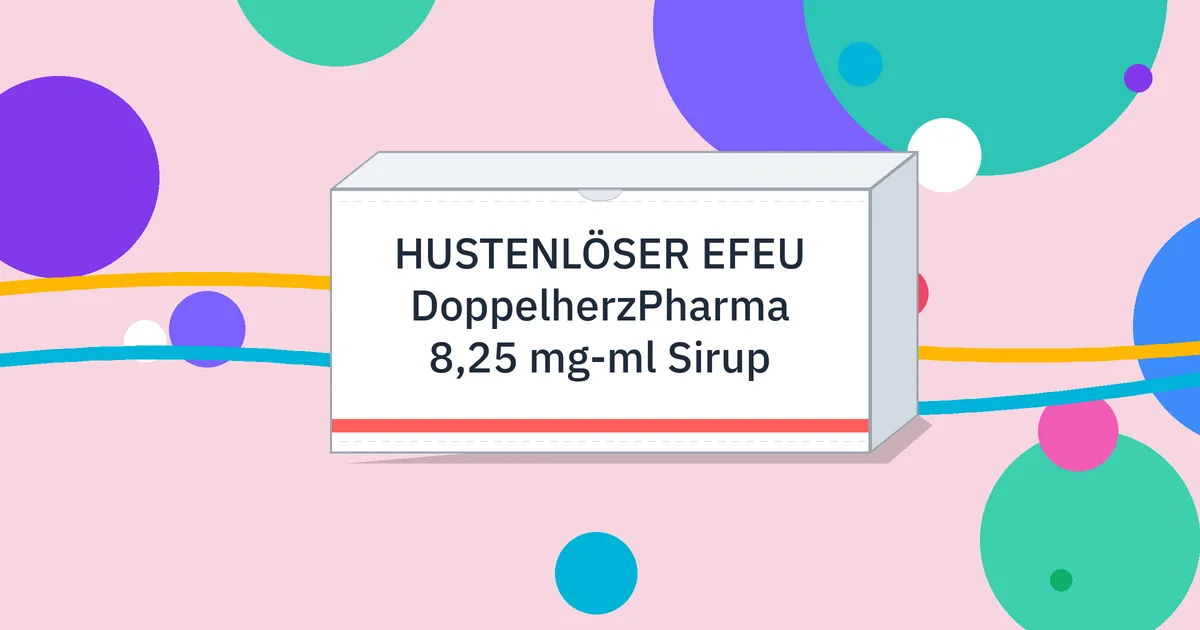 Symbolbild: Packung mit der Aufschrift HUSTENLÖSER EFEU DoppelherzPharma 8,25 mg-ml Sirup (PZN 18186399) – Verfügbarkeit und Bezug in Apotheken in Frankfurt am Main