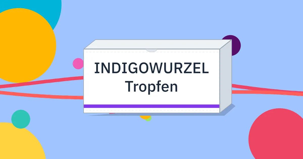 Symbolbild: Packung mit der Aufschrift INDIGOWURZEL Tropfen (PZN 12495811) – Verfügbarkeit und Bezug in Apotheken in Frankfurt am Main