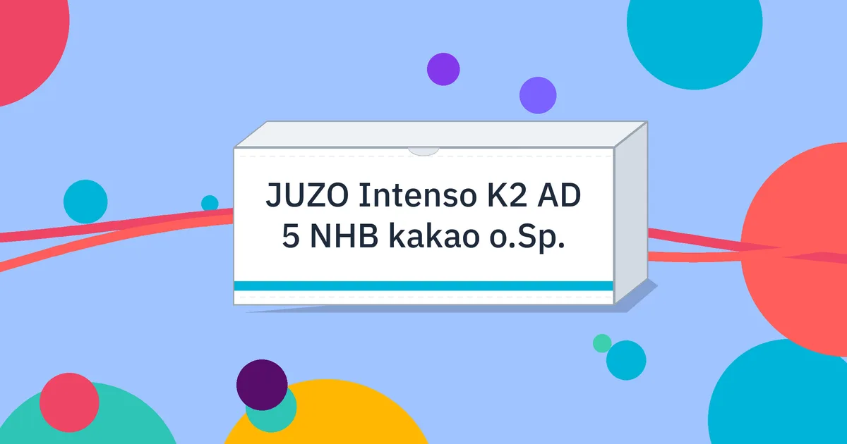 Symbolbild: Packung mit der Aufschrift JUZO Intenso K2 AD 5 NHB kakao o.Sp. (PZN 18620654) – Verfügbarkeit und Bezug in Apotheken in Frankfurt am Main