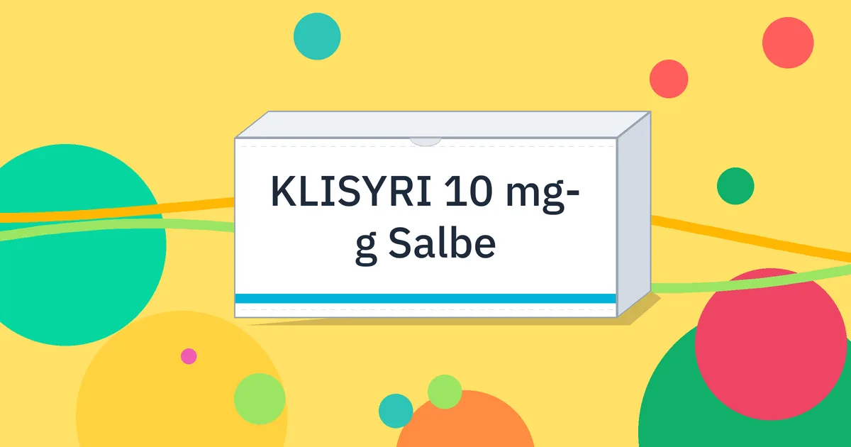 Symbolbild: Packung mit der Aufschrift KLISYRI 10 mg-g Salbe (PZN 14036154) – Verfügbarkeit und Bezug in Apotheken in Frankfurt am Main