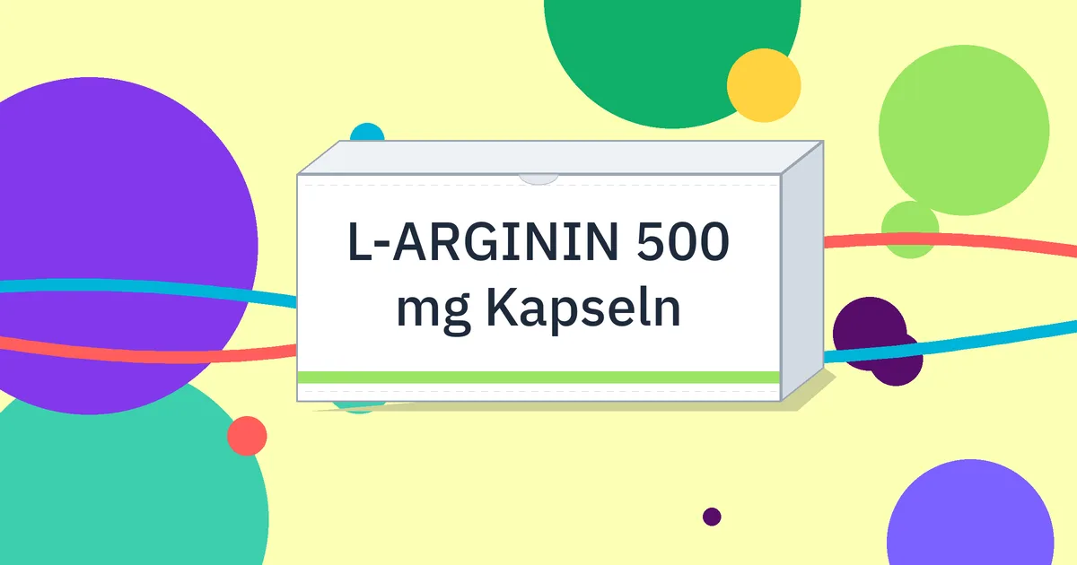 Symbolbild: Packung mit der Aufschrift L-ARGININ 500 mg Kapseln (PZN 15305892) – Verfügbarkeit und Bezug in Apotheken in Frankfurt am Main