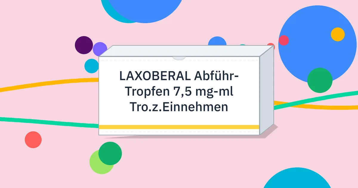 Symbolbild: Packung mit der Aufschrift LAXOBERAL Abführ-Tropfen 7,5 mg-ml Tro.z.Einnehmen (PZN 01590311) – Verfügbarkeit und Bezug in Apotheken in Frankfurt am Main
