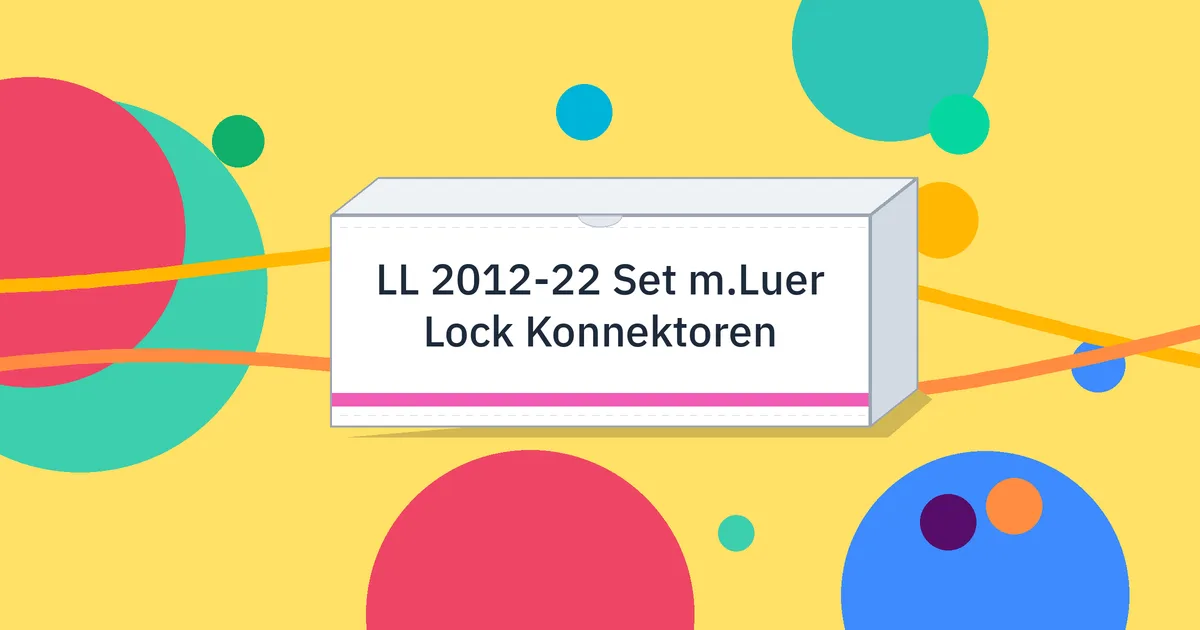 Symbolbild: Packung mit der Aufschrift LL 2012-22 Set m.Luer Lock Konnektoren (PZN 14404586) – Verfügbarkeit und Bezug in Apotheken in Frankfurt am Main