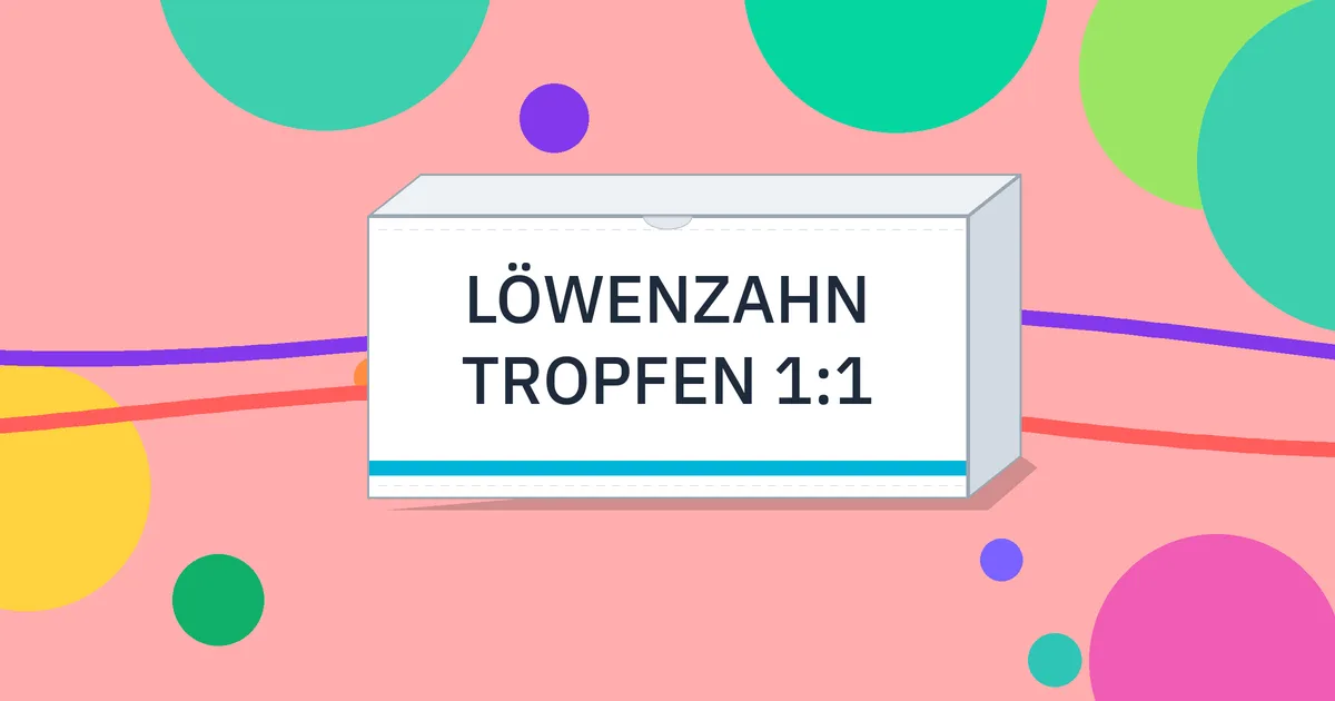Symbolbild: Packung mit der Aufschrift LÖWENZAHN TROPFEN 1:1 (PZN 11052709) – Verfügbarkeit und Bezug in Apotheken in Frankfurt am Main