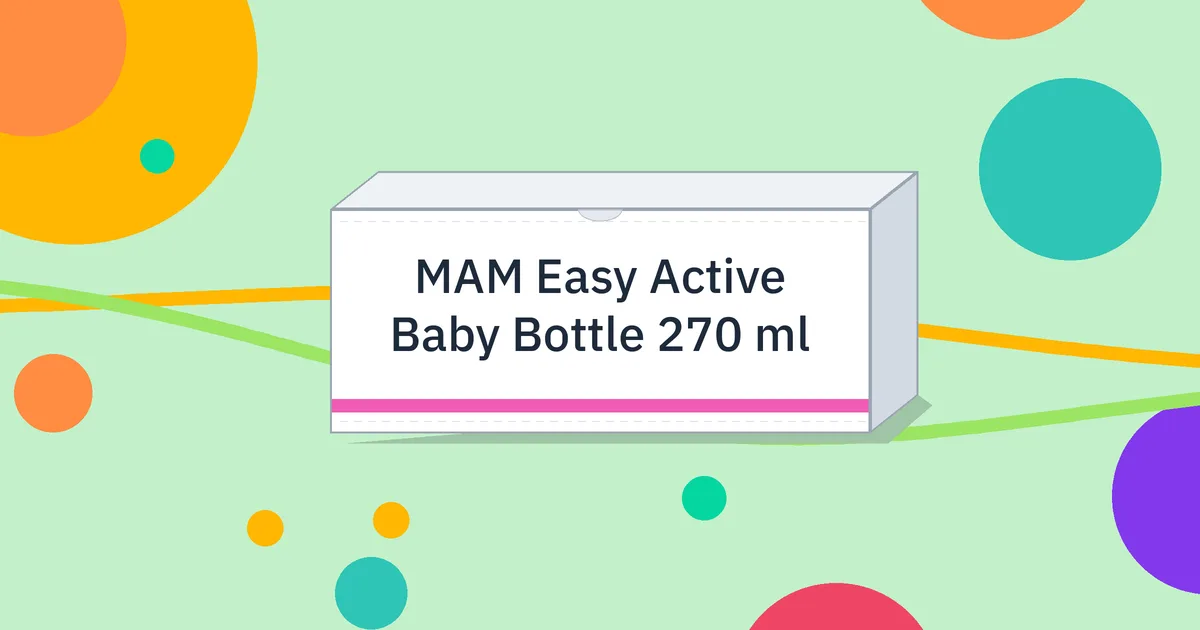 Symbolbild: Packung mit der Aufschrift MAM Easy Active Baby Bottle 270 ml (PZN 11645705) – Verfügbarkeit und Bezug in Apotheken in Frankfurt am Main