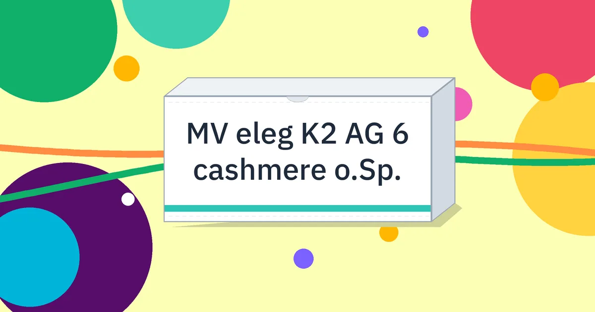 Symbolbild: Packung mit der Aufschrift MV eleg K2 AG 6 cashmere o.Sp. (PZN 14679969) – Verfügbarkeit und Bezug in Apotheken in Frankfurt am Main