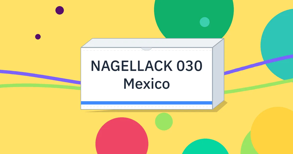 Symbolbild: Packung mit der Aufschrift NAGELLACK 030 Mexico (PZN 10850366) – Verfügbarkeit und Bezug in Apotheken in Frankfurt am Main
