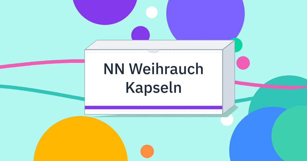 Symbolbild: Packung mit der Aufschrift NN Weihrauch Kapseln (PZN 18794443) – Verfügbarkeit und Bezug in Apotheken in Frankfurt am Main