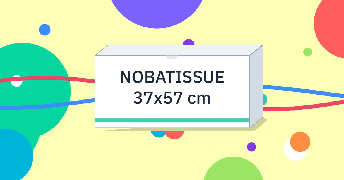Symbolbild: Packung mit der Aufschrift NOBATISSUE 37x57 cm (PZN 07265457) – Verfügbarkeit und Bezug in Apotheken in Frankfurt am Main