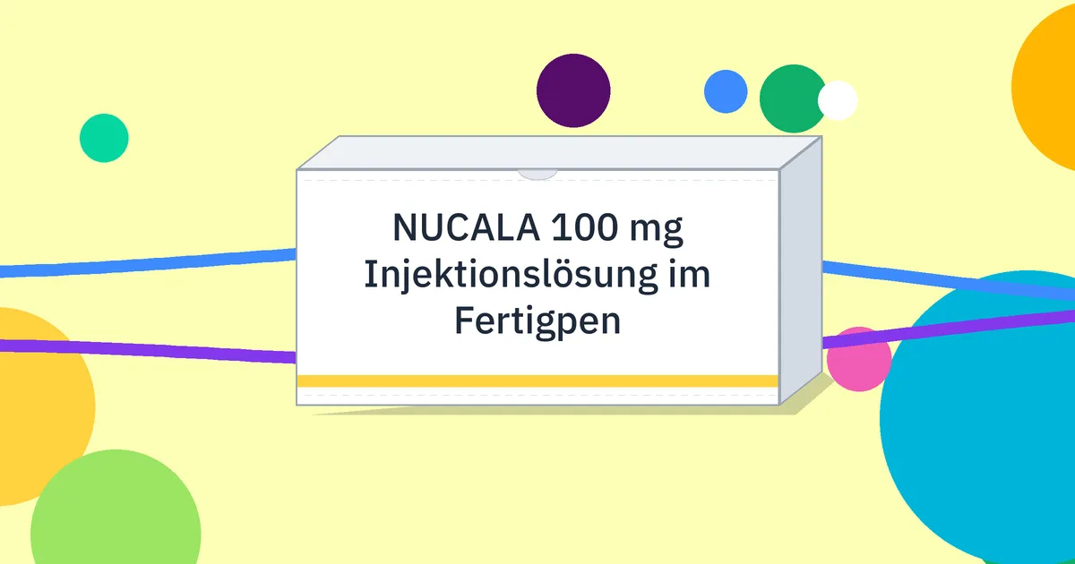 Symbolbild: Packung mit der Aufschrift NUCALA 100 mg Injektionslösung im Fertigpen (PZN 16576156) – Verfügbarkeit und Bezug in Apotheken in Frankfurt am Main