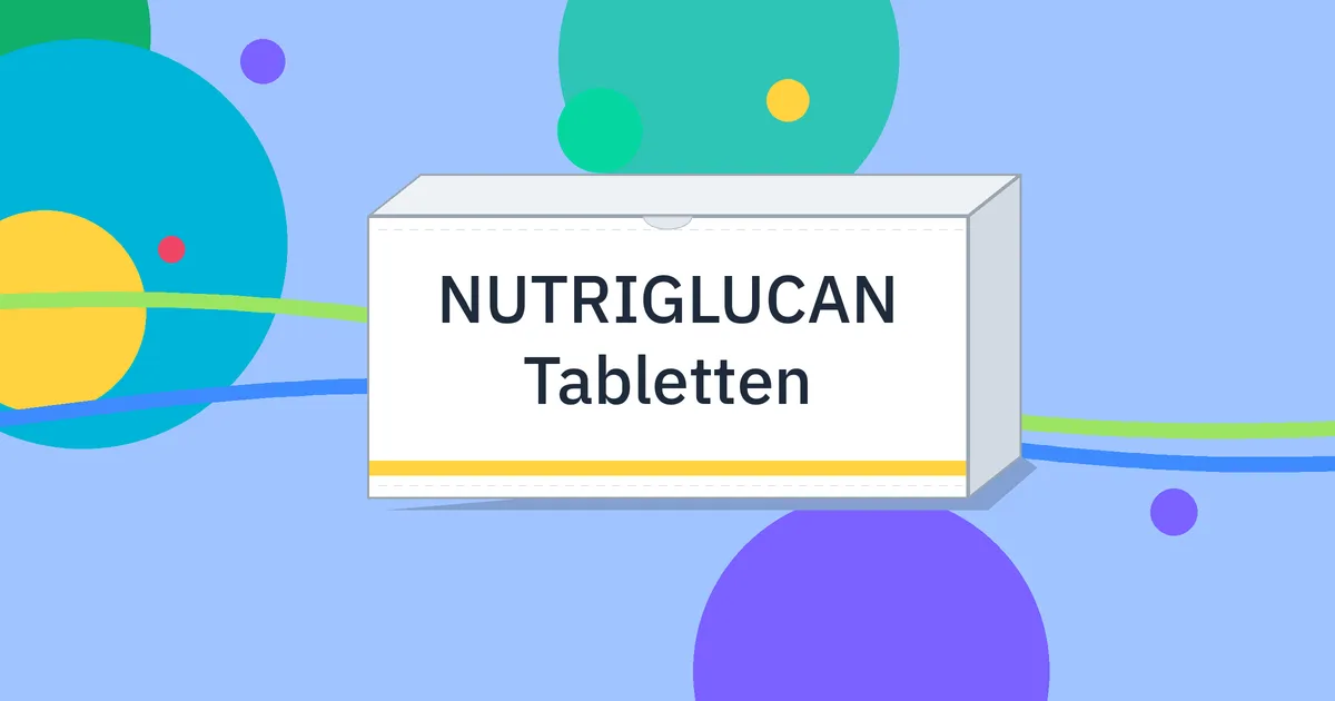 Symbolbild: Packung mit der Aufschrift NUTRIGLUCAN Tabletten (PZN 03736144) – Verfügbarkeit und Bezug in Apotheken in Frankfurt am Main