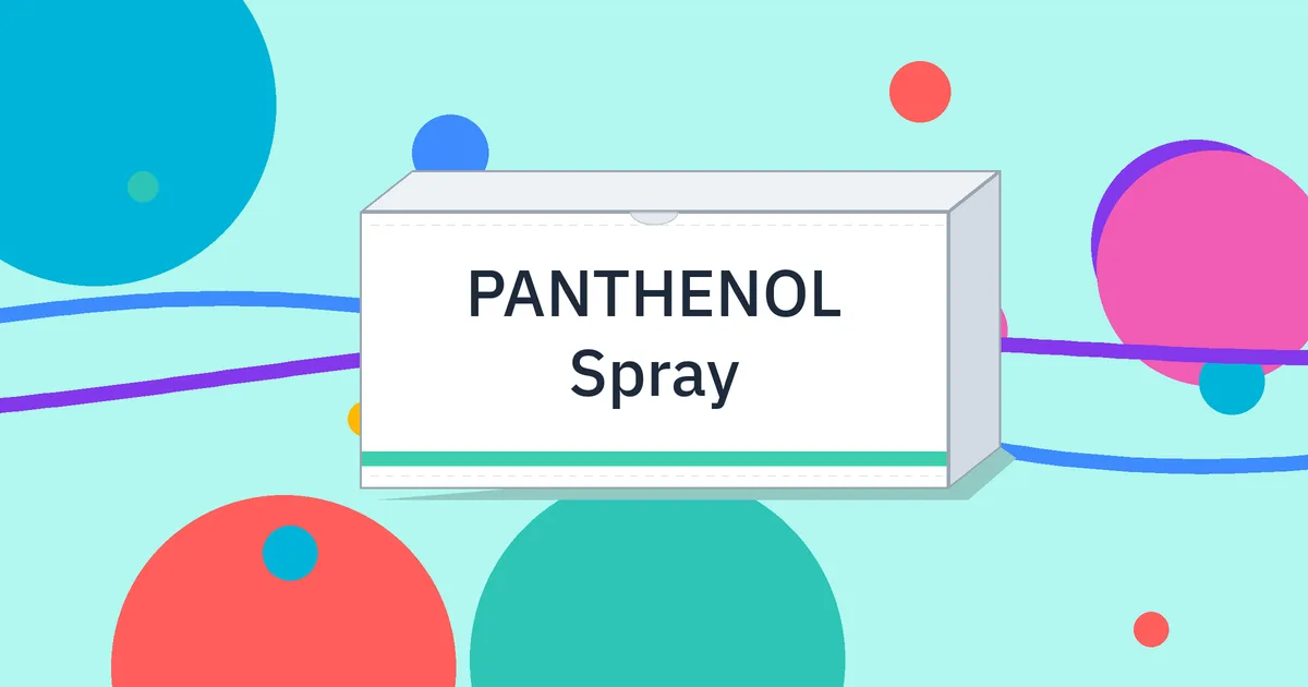 Symbolbild: Packung mit der Aufschrift PANTHENOL Spray (PZN 04020784) – Verfügbarkeit und Bezug in Apotheken in Frankfurt am Main