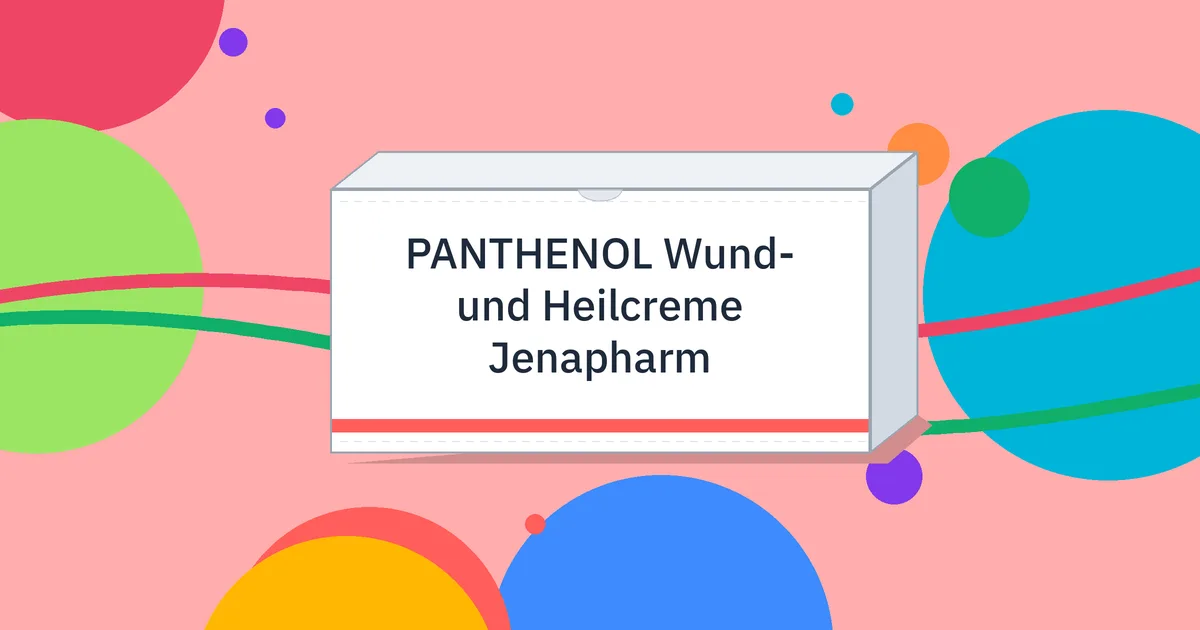 Symbolbild: Packung mit der Aufschrift PANTHENOL Wund- und Heilcreme Jenapharm (PZN 08814535) – Verfügbarkeit und Bezug in Apotheken in Frankfurt am Main