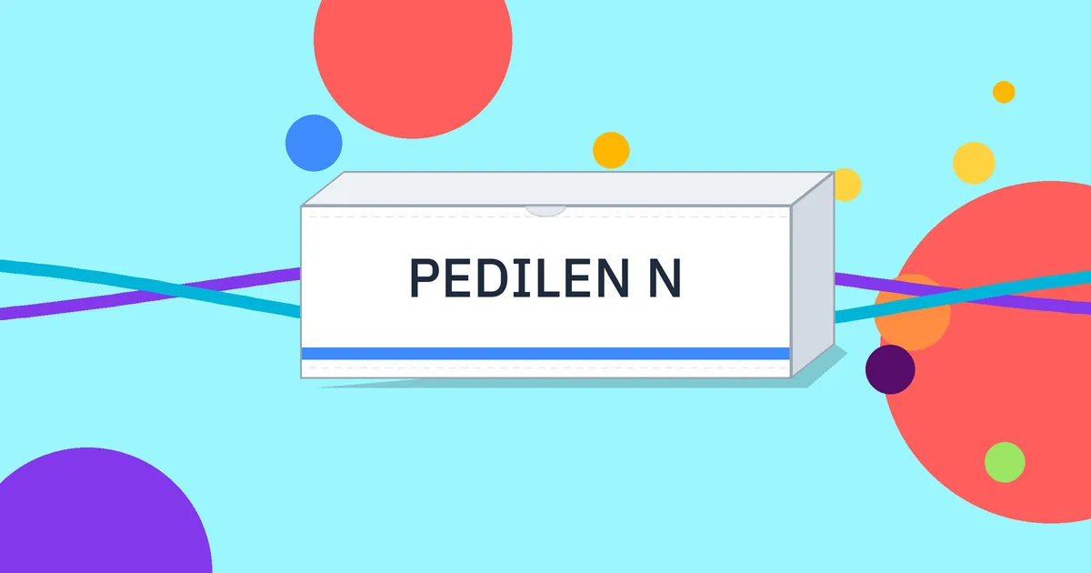 Symbolbild: Packung mit der Aufschrift PEDILEN N (PZN 07569016) – Verfügbarkeit und Bezug in Apotheken in Frankfurt am Main