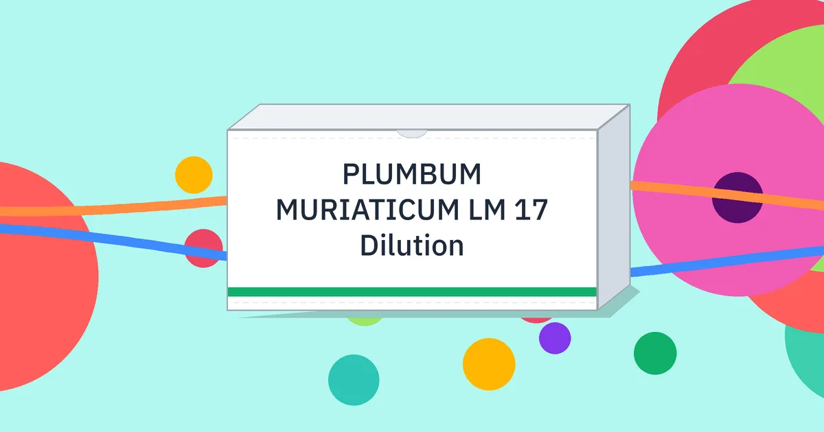 Symbolbild: Packung mit der Aufschrift PLUMBUM MURIATICUM LM 17 Dilution (PZN 13041621) – Verfügbarkeit und Bezug in Apotheken in Frankfurt am Main
