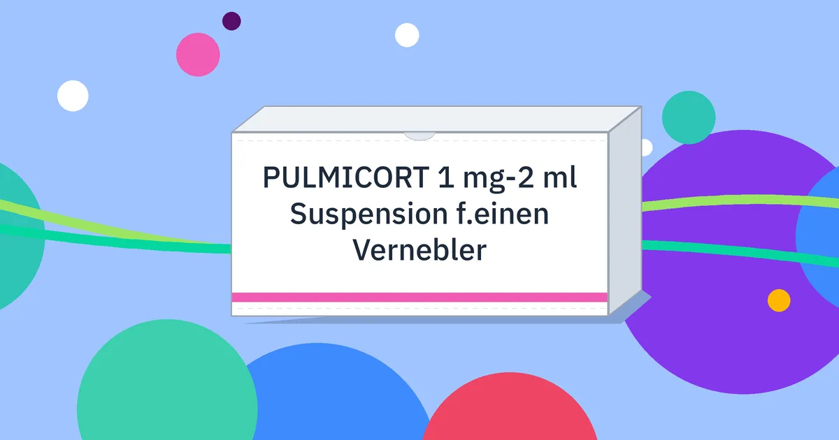 Symbolbild: Packung mit der Aufschrift PULMICORT 1 mg-2 ml Suspension f.einen Vernebler (PZN 00049294) – Verfügbarkeit und Bezug in Apotheken in Frankfurt am Main