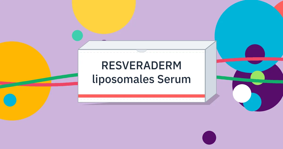 Symbolbild: Packung mit der Aufschrift RESVERADERM liposomales Serum (PZN 18098933) – Verfügbarkeit und Bezug in Apotheken in Frankfurt am Main