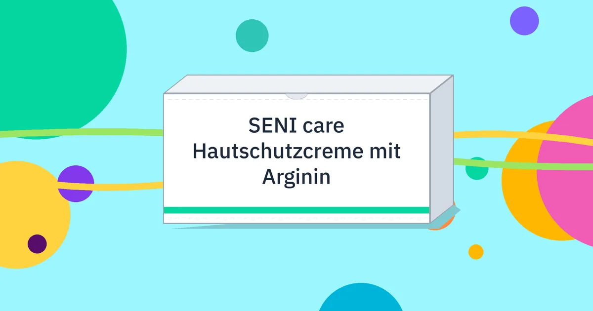 Symbolbild: Packung mit der Aufschrift SENI care Hautschutzcreme mit Arginin (PZN 00164931) – Verfügbarkeit und Bezug in Apotheken in Frankfurt am Main