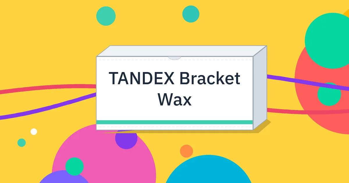 Symbolbild: Packung mit der Aufschrift TANDEX Bracket Wax (PZN 12516795) – Verfügbarkeit und Bezug in Apotheken in Frankfurt am Main