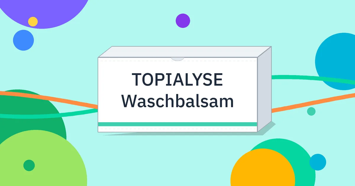 Symbolbild: Packung mit der Aufschrift TOPIALYSE Waschbalsam (PZN 20788533) – Verfügbarkeit und Bezug in Apotheken in Frankfurt am Main