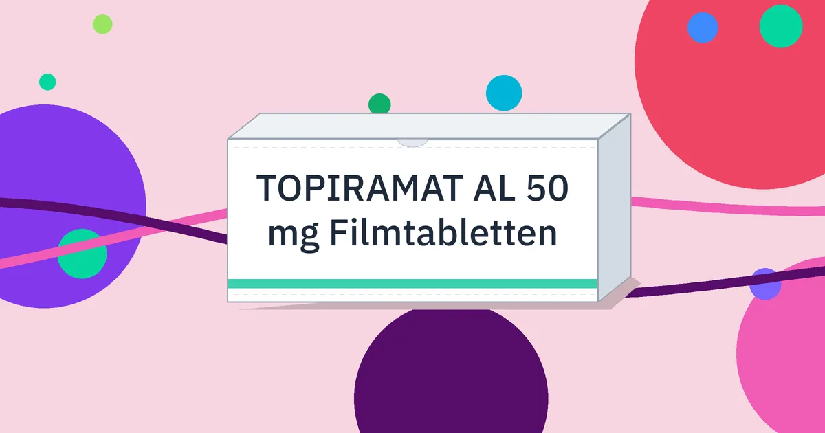 Symbolbild: Packung mit der Aufschrift TOPIRAMAT AL 50 mg Filmtabletten (PZN 00133994) – Verfügbarkeit und Bezug in Apotheken in Frankfurt am Main