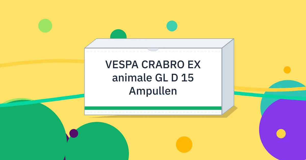 Symbolbild: Packung mit der Aufschrift VESPA CRABRO EX animale GL D 15 Ampullen (PZN 04626788) – Verfügbarkeit und Bezug in Apotheken in Frankfurt am Main