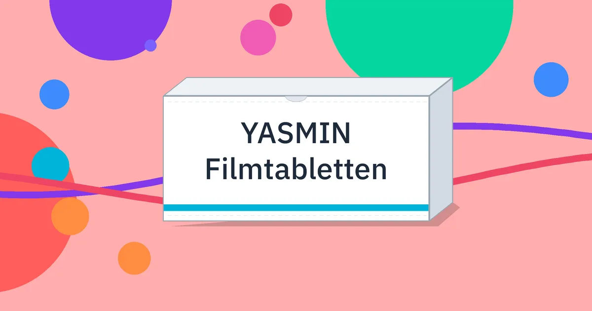 Symbolbild: Packung mit der Aufschrift YASMIN Filmtabletten (PZN 07350068) – Verfügbarkeit und Bezug in Apotheken in Frankfurt am Main