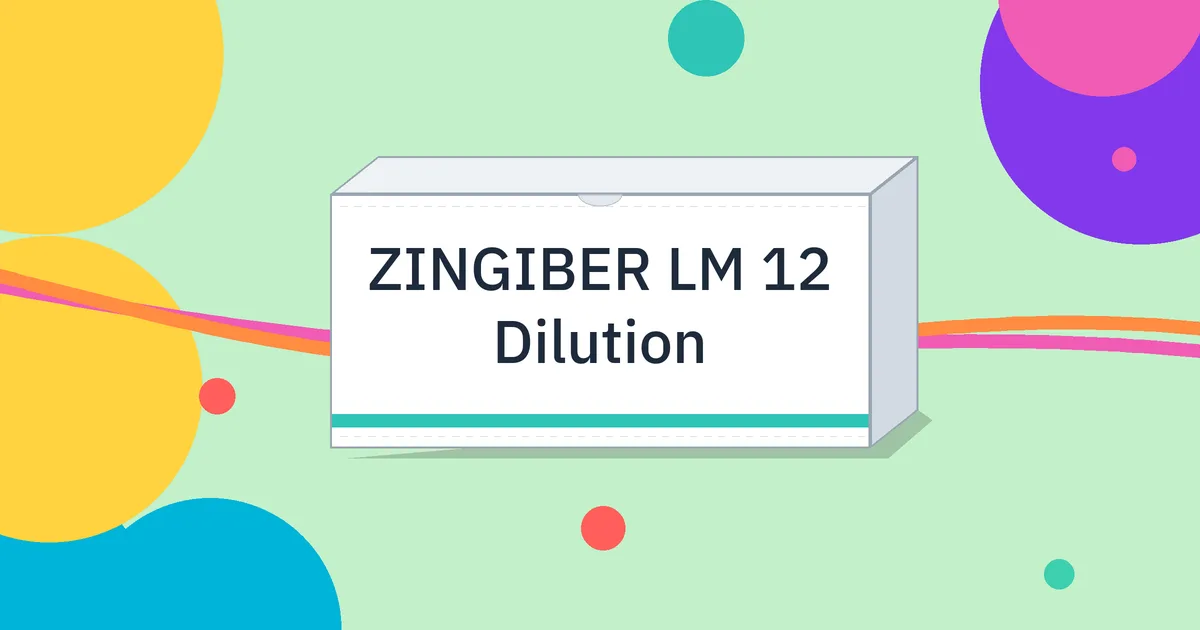 Symbolbild: Packung mit der Aufschrift ZINGIBER LM 12 Dilution (PZN 13301720) – Verfügbarkeit und Bezug in Apotheken in Frankfurt am Main