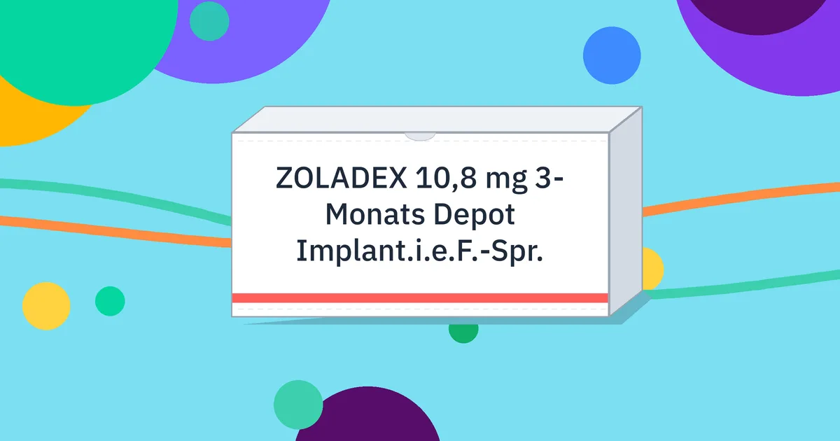 Symbolbild: Packung mit der Aufschrift ZOLADEX 10,8 mg 3-Monats Depot Implant.i.e.F.-Spr. (PZN 01545919) – Verfügbarkeit und Bezug in Apotheken in Frankfurt am Main