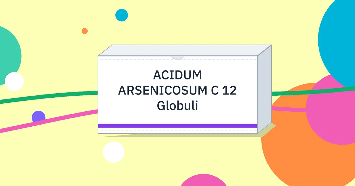 Symbolbild: Packung mit der Aufschrift ACIDUM ARSENICOSUM C 12 Globuli (PZN 16668964) – Verfügbarkeit und Bezug in Apotheken in Frankfurt am Main
