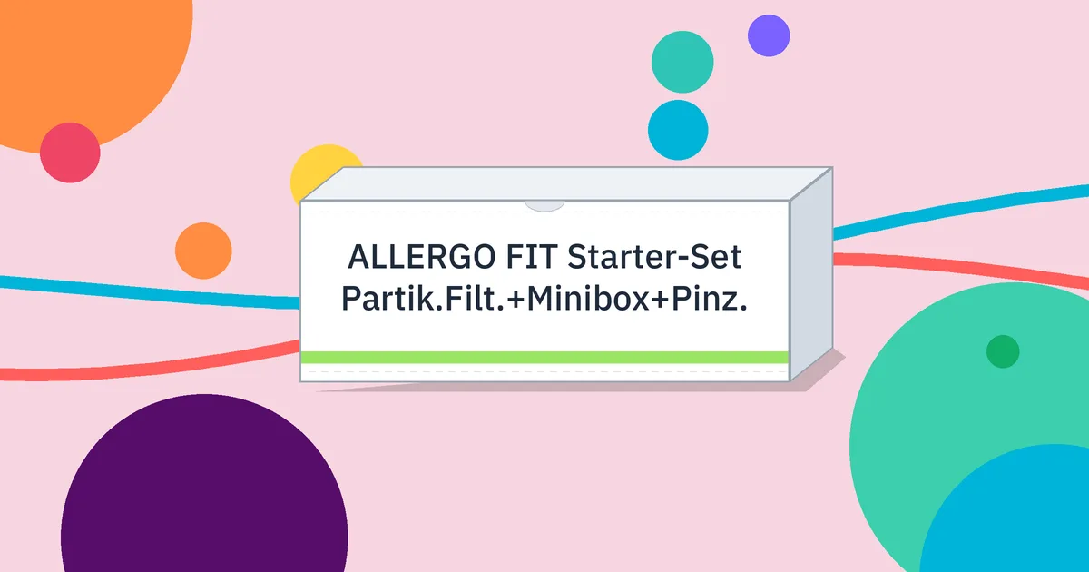 Symbolbild: Packung mit der Aufschrift ALLERGO FIT Starter-Set Partik.Filt.+Minibox+Pinz. (PZN 16718372) – Verfügbarkeit und Bezug in Apotheken in Frankfurt am Main