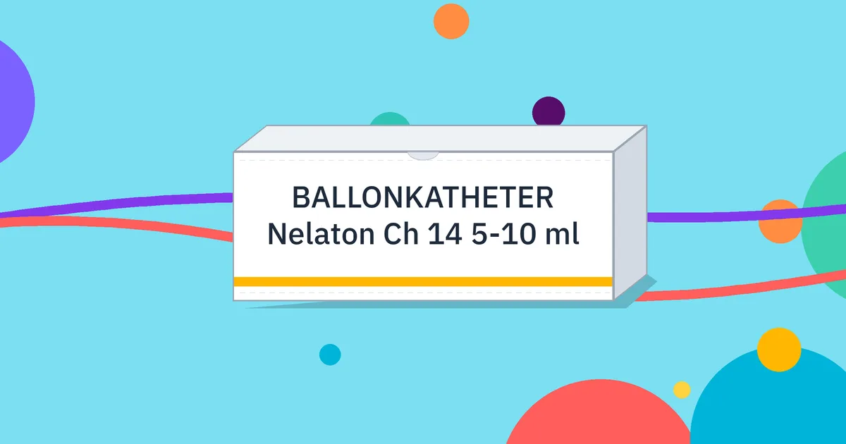 Symbolbild: Packung mit der Aufschrift BALLONKATHETER Nelaton Ch 14 5-10 ml (PZN 00181639) – Verfügbarkeit und Bezug in Apotheken in Frankfurt am Main