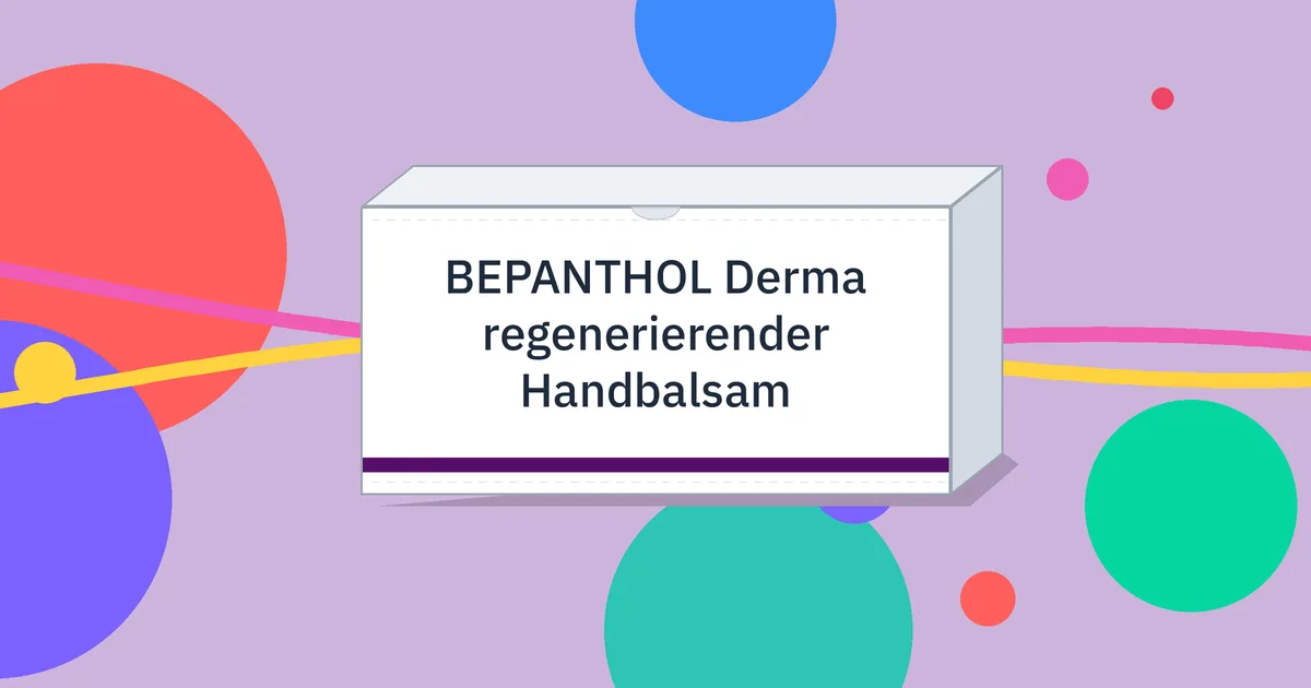 Symbolbild: Packung mit der Aufschrift BEPANTHOL Derma regenerierender Handbalsam (PZN 17639634) – Verfügbarkeit und Bezug in Apotheken in Frankfurt am Main
