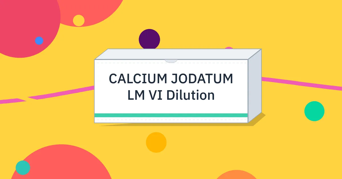 Symbolbild: Packung mit der Aufschrift CALCIUM JODATUM LM VI Dilution (PZN 04492690) – Verfügbarkeit und Bezug in Apotheken in Frankfurt am Main