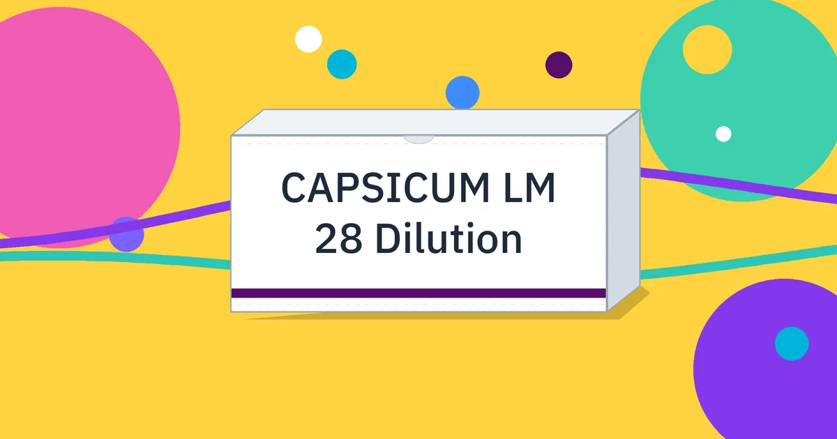 Symbolbild: Packung mit der Aufschrift CAPSICUM LM 28 Dilution (PZN 12808813) – Verfügbarkeit und Bezug in Apotheken in Frankfurt am Main