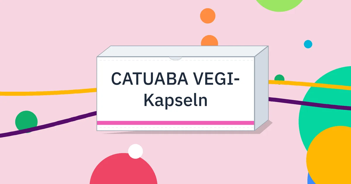 Symbolbild: Packung mit der Aufschrift CATUABA VEGI-Kapseln (PZN 09926153) – Verfügbarkeit und Bezug in Apotheken in Frankfurt am Main