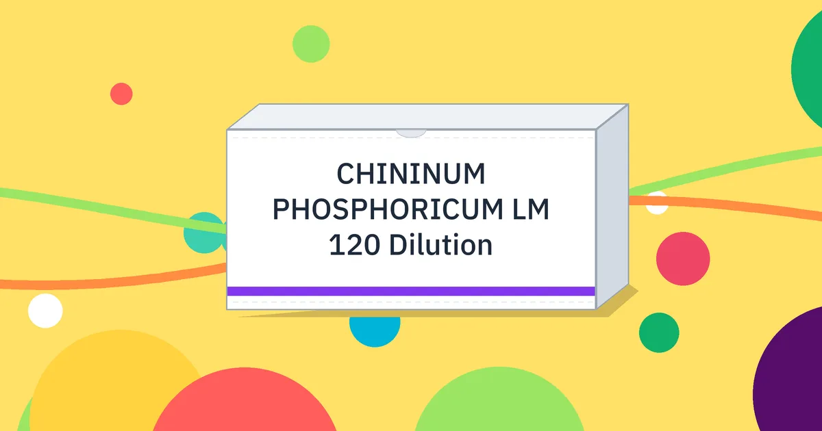 Symbolbild: Packung mit der Aufschrift CHININUM PHOSPHORICUM LM 120 Dilution (PZN 15867420) – Verfügbarkeit und Bezug in Apotheken in Frankfurt am Main