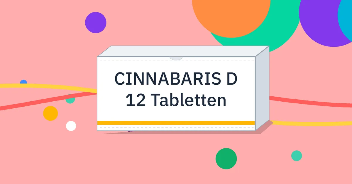 Symbolbild: Packung mit der Aufschrift CINNABARIS D 12 Tabletten (PZN 02628518) – Verfügbarkeit und Bezug in Apotheken in Frankfurt am Main
