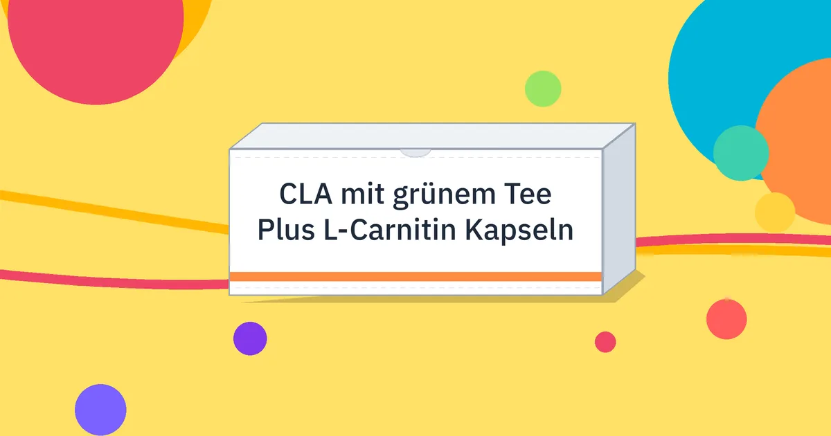 Symbolbild: Packung mit der Aufschrift CLA mit grünem Tee Plus L-Carnitin Kapseln (PZN 10133110) – Verfügbarkeit und Bezug in Apotheken in Frankfurt am Main