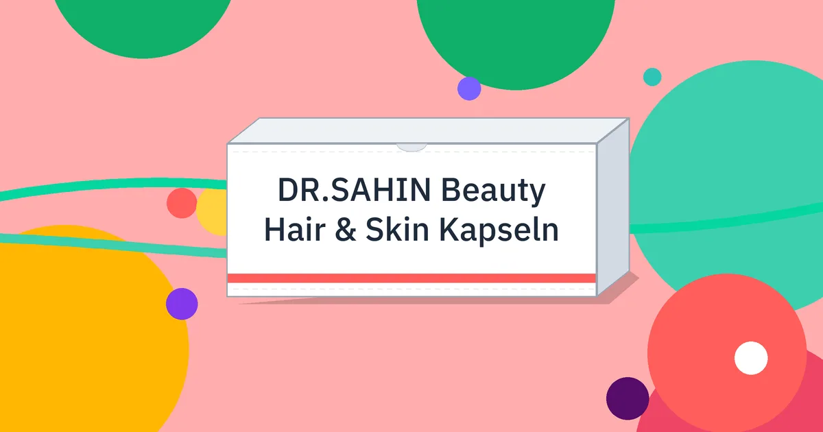 Symbolbild: Packung mit der Aufschrift DR.SAHIN Beauty Hair & Skin Kapseln (PZN 19346416) – Verfügbarkeit und Bezug in Apotheken in Frankfurt am Main