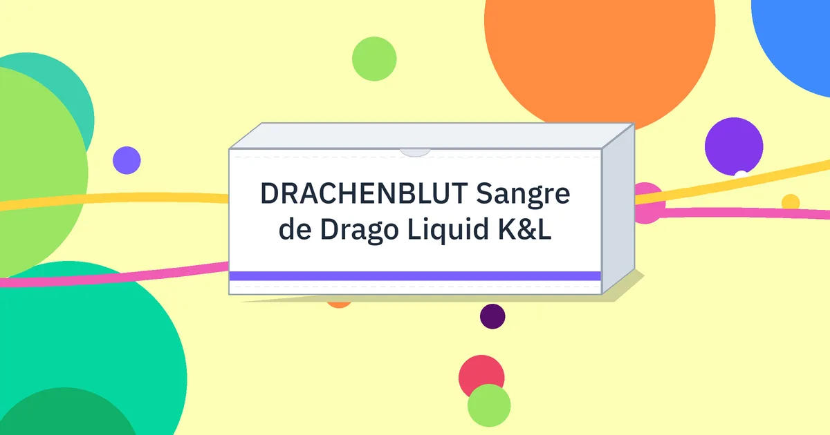 Symbolbild: Packung mit der Aufschrift DRACHENBLUT Sangre de Drago Liquid K&L (PZN 17215785) – Verfügbarkeit und Bezug in Apotheken in Frankfurt am Main