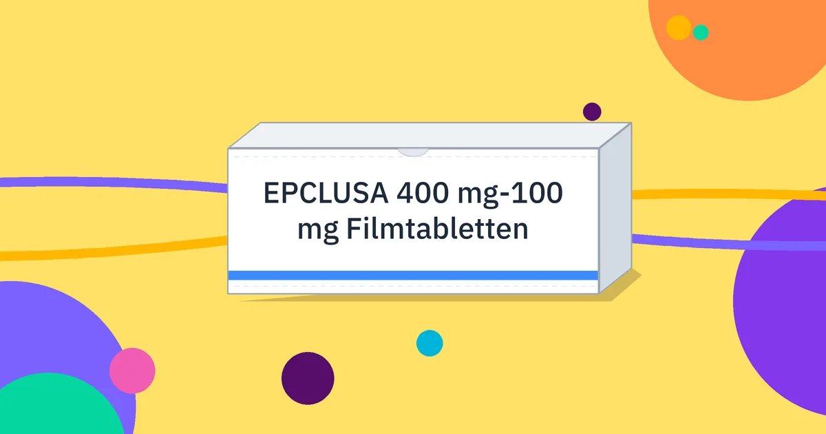 Symbolbild: Packung mit der Aufschrift EPCLUSA 400 mg-100 mg Filmtabletten (PZN 12391477) – Verfügbarkeit und Bezug in Apotheken in Frankfurt am Main