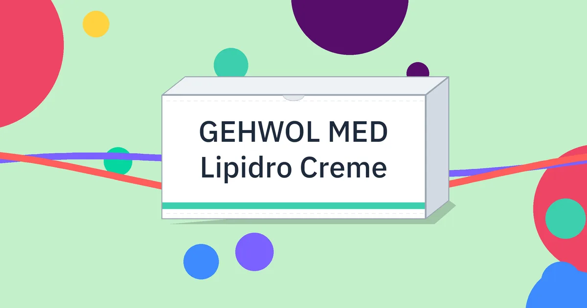 Symbolbild: Packung mit der Aufschrift GEHWOL MED Lipidro Creme (PZN 20101281) – Verfügbarkeit und Bezug in Apotheken in Frankfurt am Main