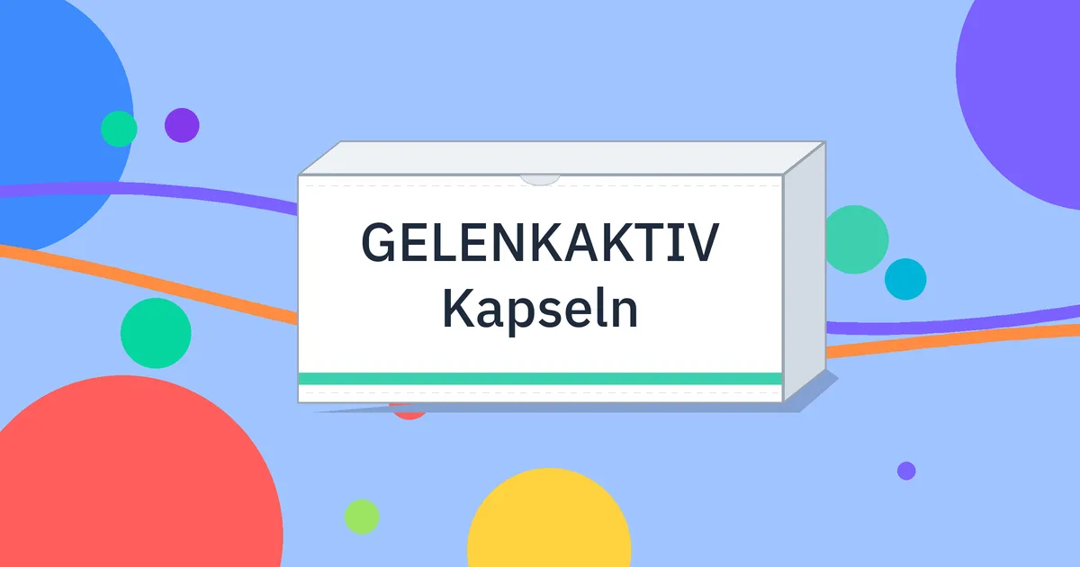 Symbolbild: Packung mit der Aufschrift GELENKAKTIV Kapseln (PZN 15575781) – Verfügbarkeit und Bezug in Apotheken in Frankfurt am Main