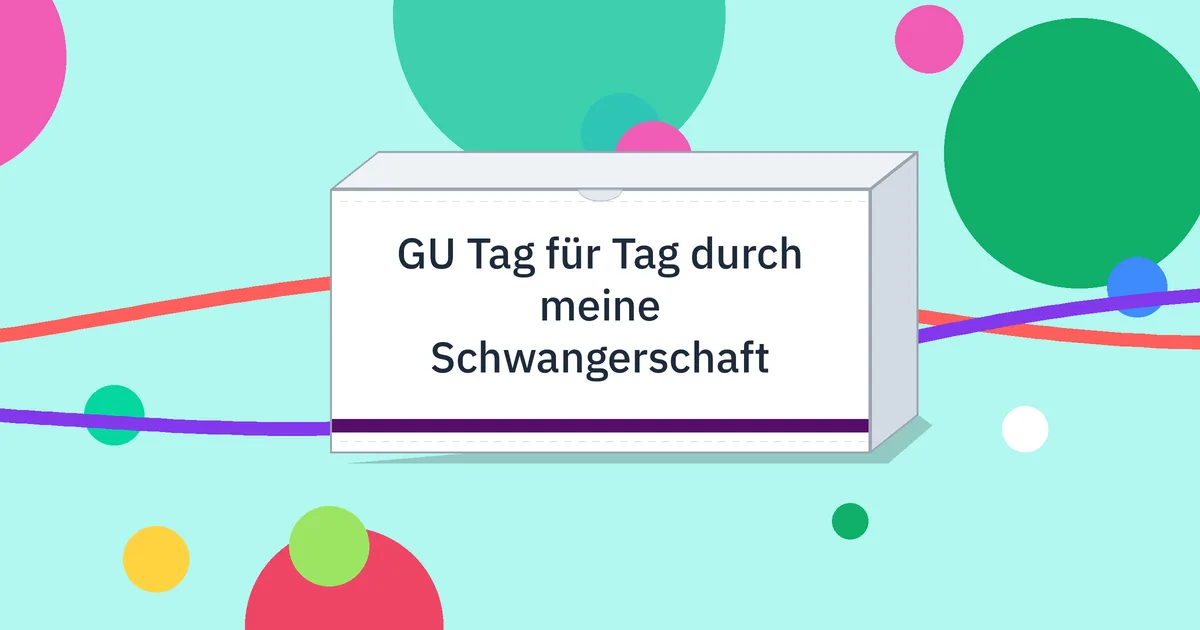 Symbolbild: Packung mit der Aufschrift GU Tag für Tag durch meine Schwangerschaft (PZN 16336819) – Verfügbarkeit und Bezug in Apotheken in Frankfurt am Main
